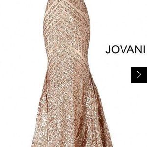 Jovani | Dresses | Jovani 59762 Sequin Mermaid Formal Dress Size | Poshmark